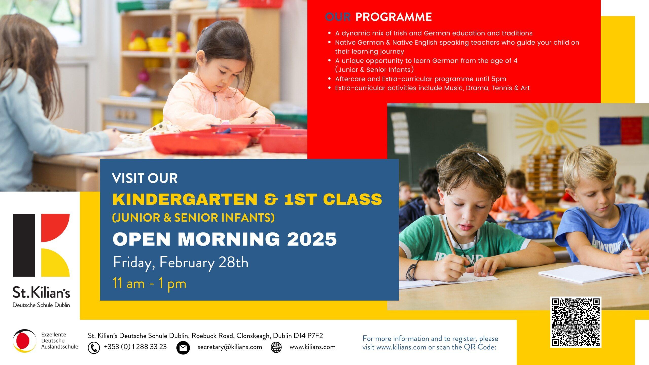 Open Morning 2025 - St. Kilian's Kindergarten (Junior & Senior Infants ...