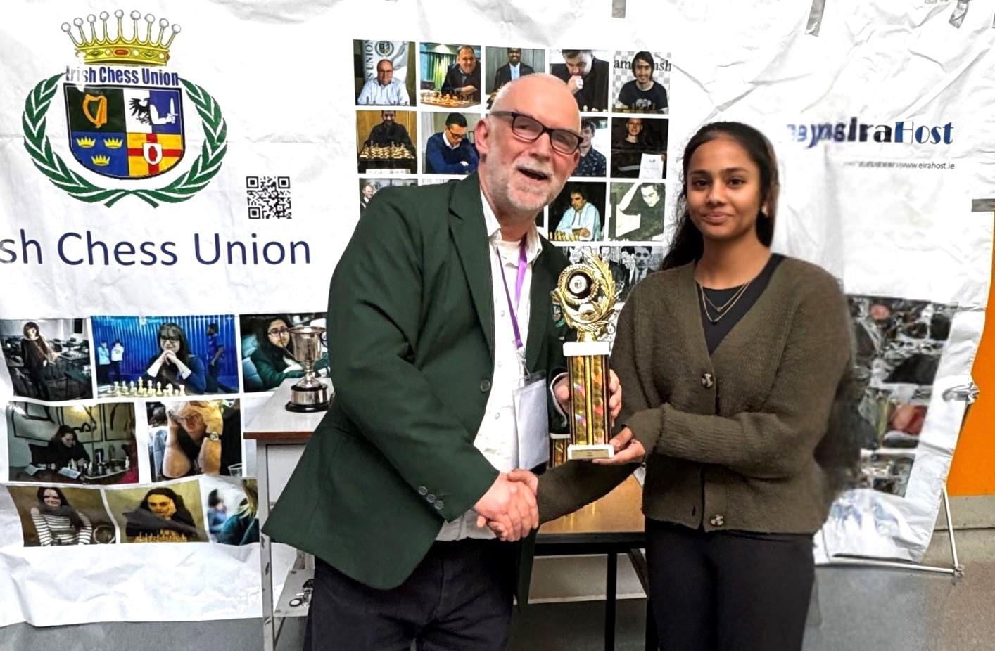 Prisha secures the title of Ireland Girls Under-16 National Chess ...