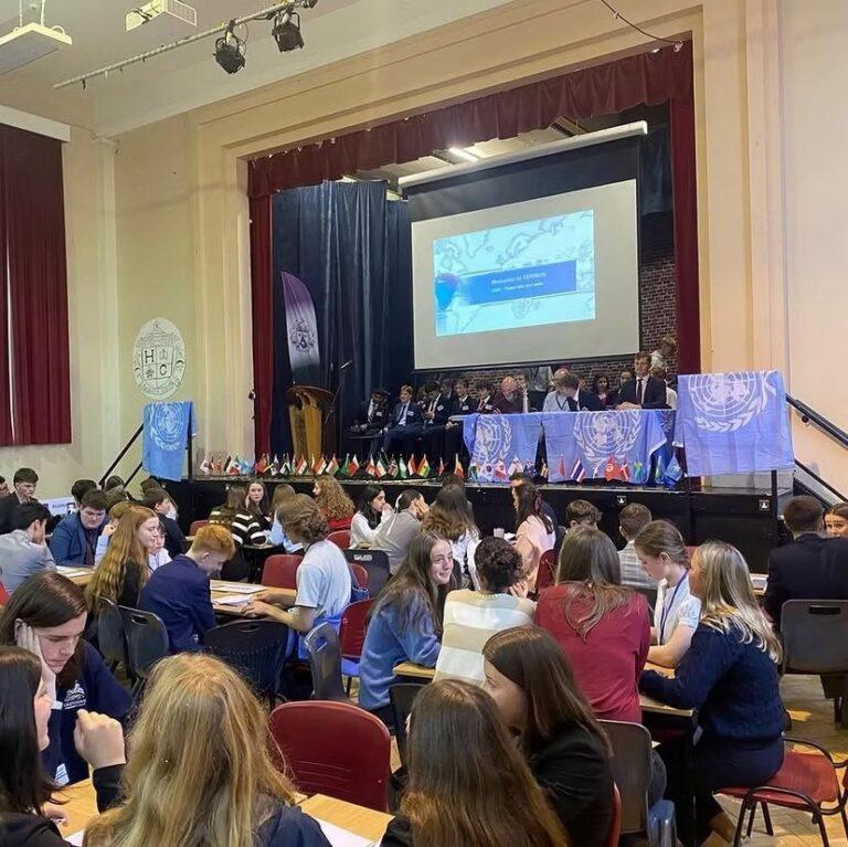 EU/MUN club students at the Terenure Model United Nations Conference ...