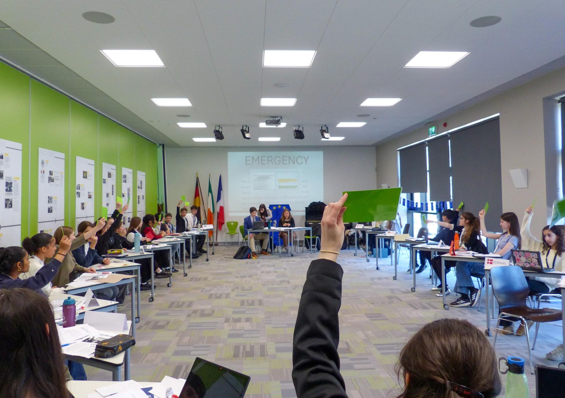 8th Class Students Take Part in Model European Council Conference - St ...